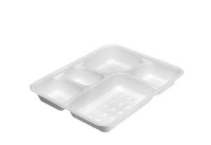 Sugarcane Bento Box 5 Compartment – The Paper Pack Company
